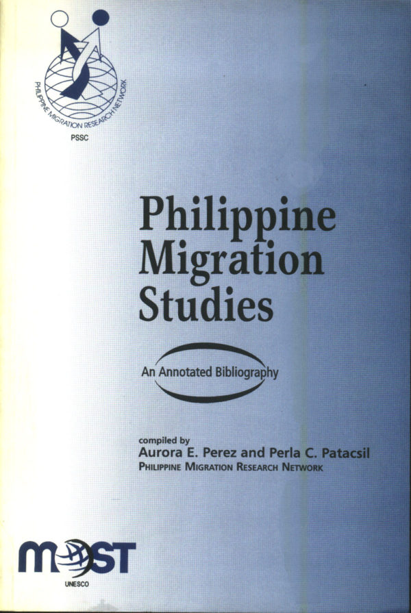 PMRN Publications - Philippine Social Science Council