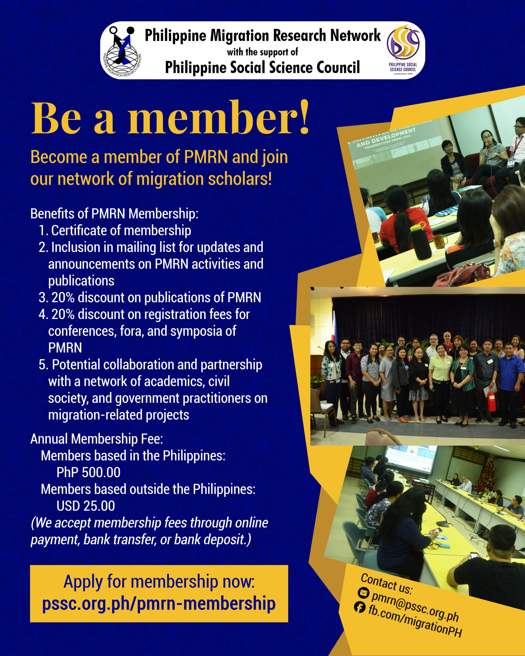 PMRN Call for Membership - Philippine Social Science Council
