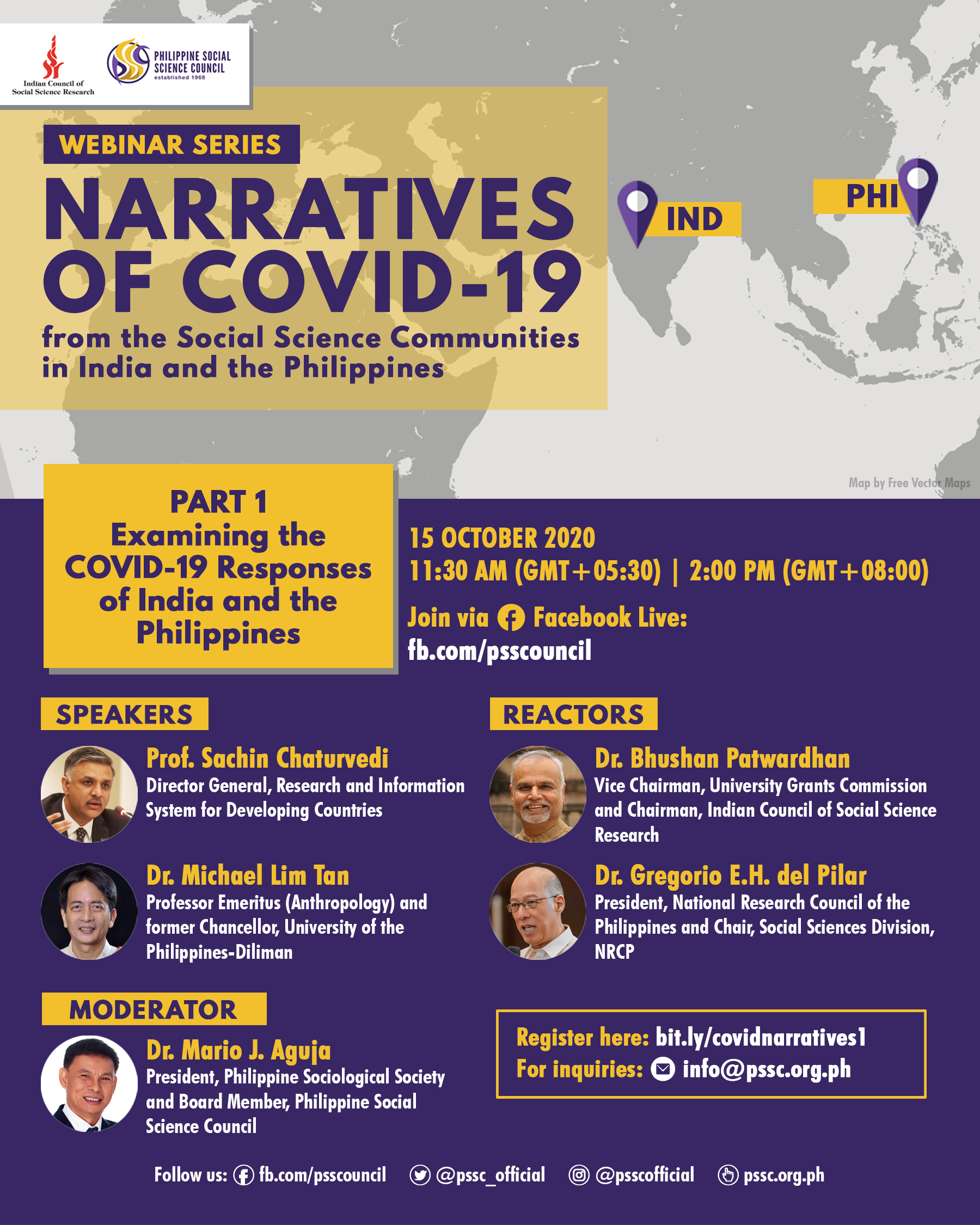 PSSC-ICSSR Webinar 1: Examining the COVID-19 Responses of India and the ...