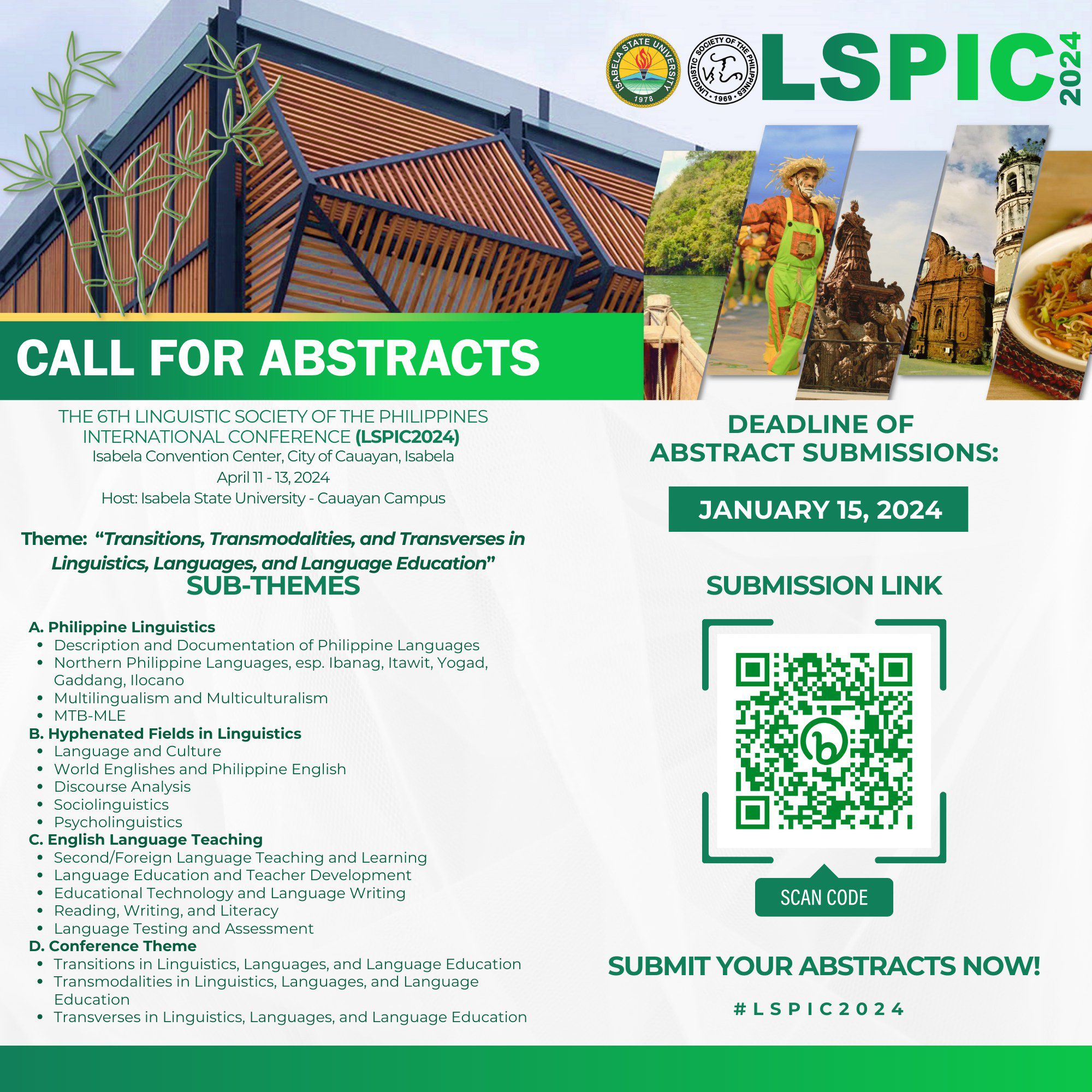CALL FOR ABSTRACTS | 6th LSP International Conference - Philippine ...