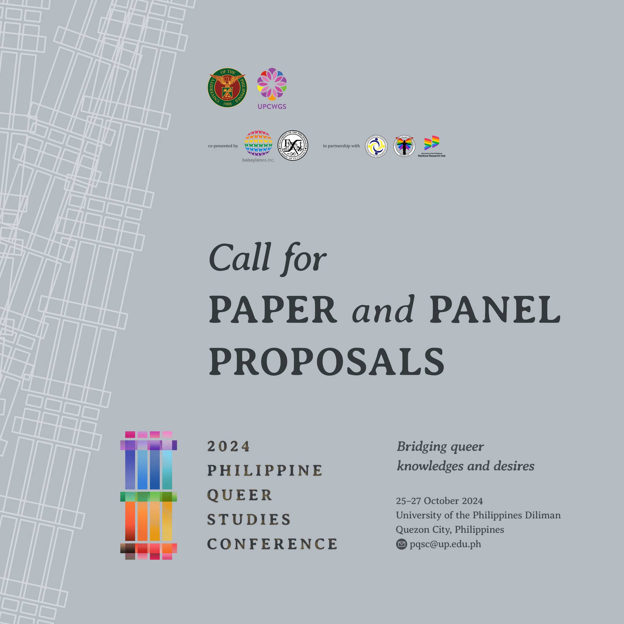 CALL FOR PAPERS | 2024 Philippine Queer Studies Conference - Philippine ...