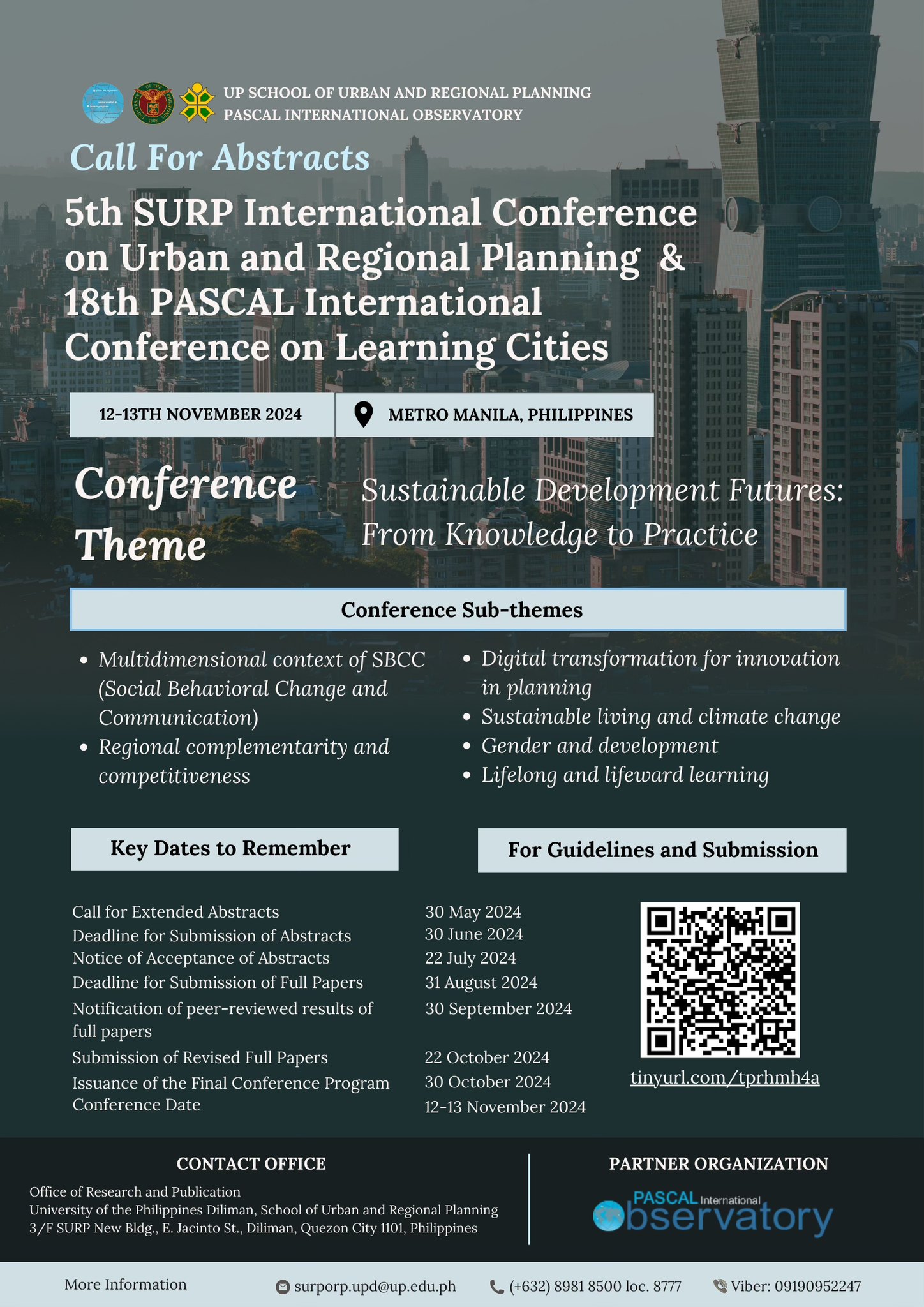 CALL FOR ABSTRACTS | 5th International Conference in Urban and Regional ...
